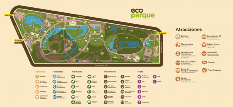 Mapa Ecoparque | PDF