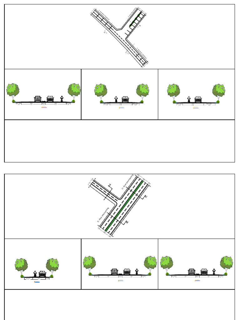 Geometrik simpang alue peunyareng 2 REVISI 2 | PDF