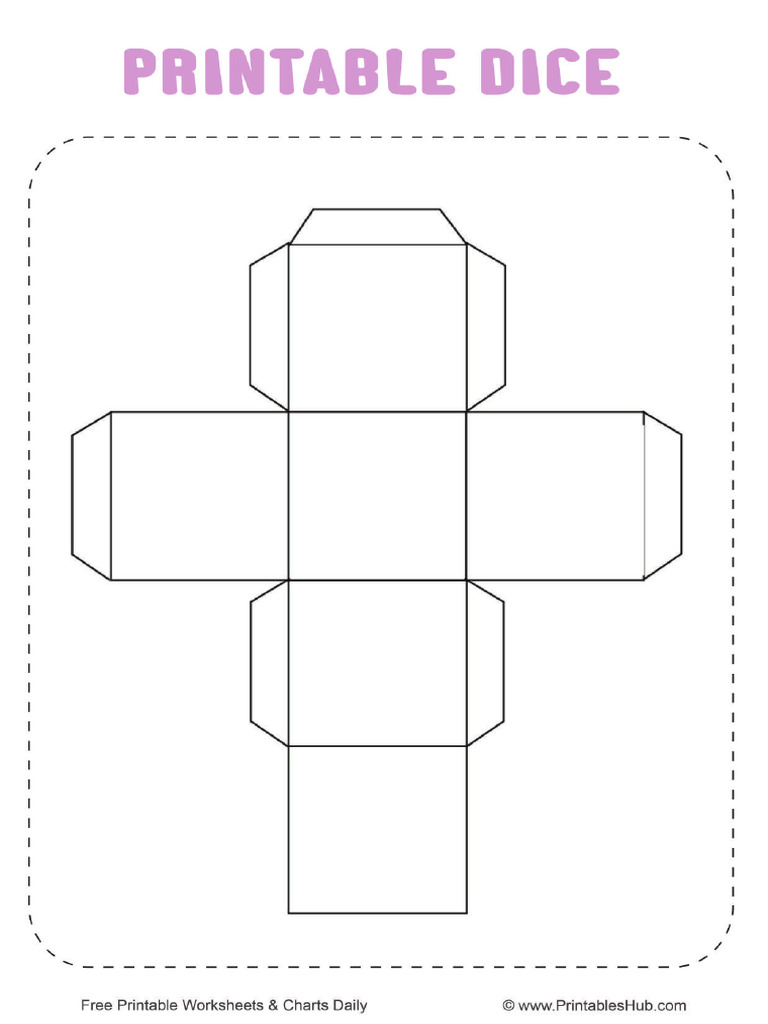 Printable Dice Templates | PDF