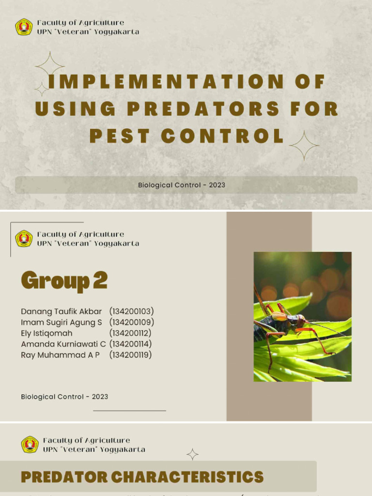 Biological Control PPT Group 2 - 11zon | PDF