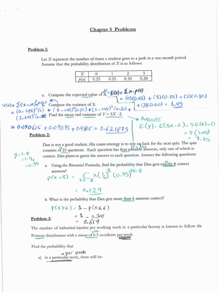 Answer Chapter5 | PDF