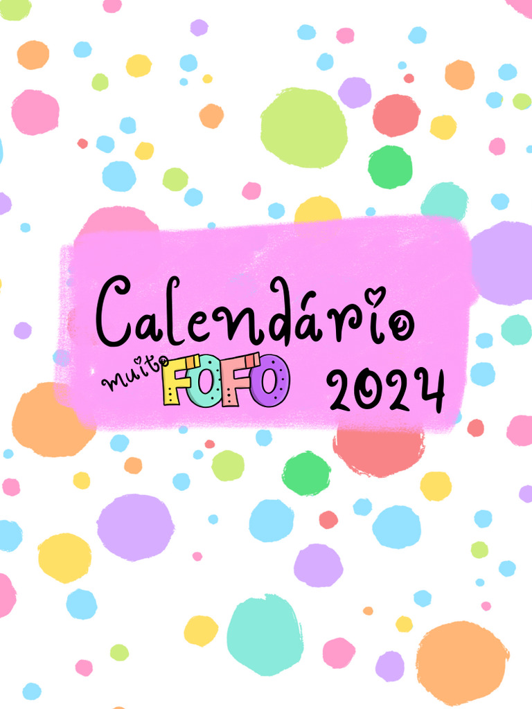 Calendario 2024 - Portugues Com Feriados | PDF