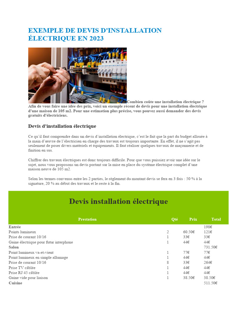 Exemple de Devis D | PDF | Taxe sur la valeur ajoutée | Biens manufacturés