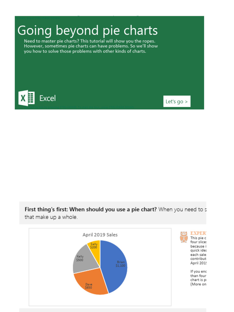 Beyond Pie Charts Tutorial1 | PDF | Pie Chart | Visualization (Graphics)