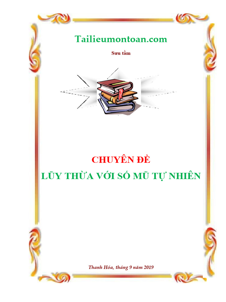 Chuyen de Luy Thua Voi So Mu Tu Nhien | PDF