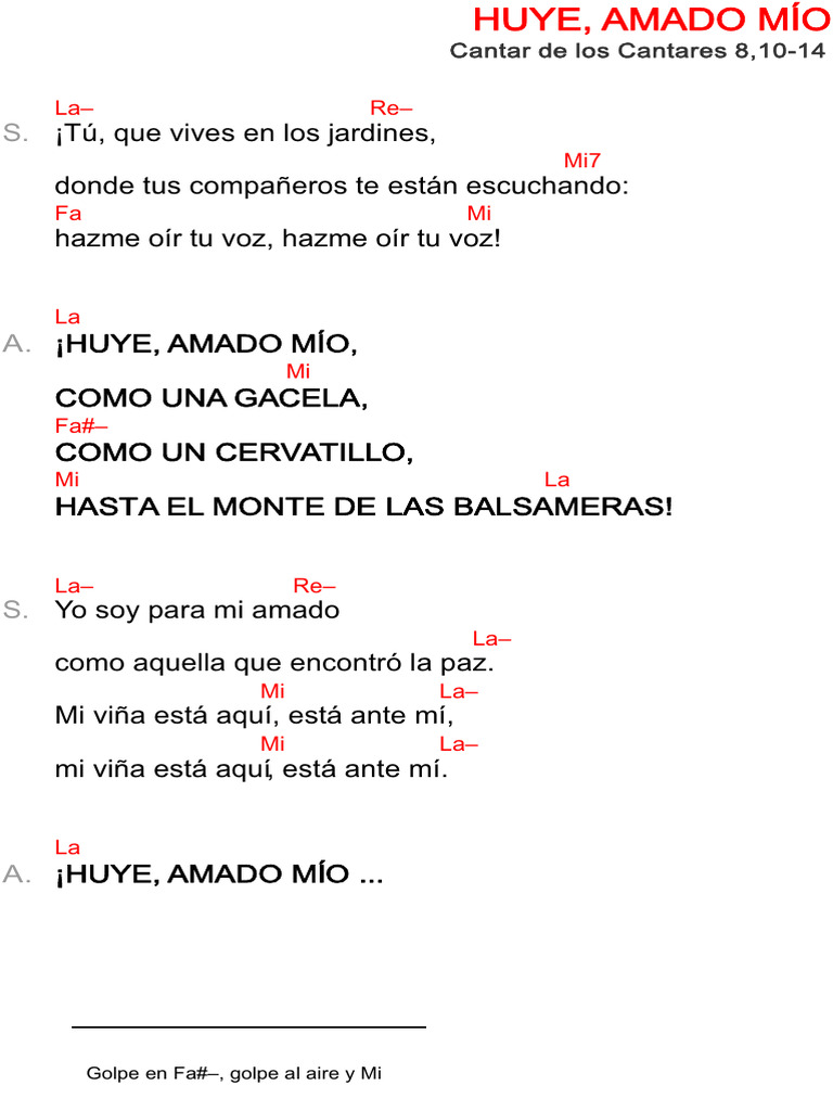 Huye, Amado Mio | PDF