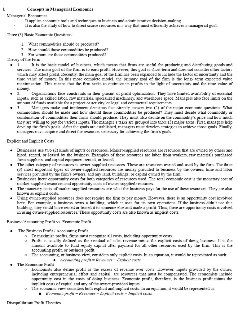 economics | PDF | Profit (Economics) | Net Present Value
