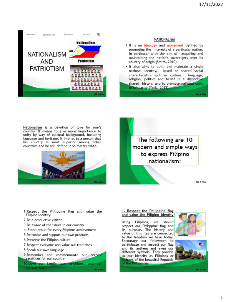 Character Formation 1 (Learning Material No. 2) | PDF | Nationalism | Ideologies