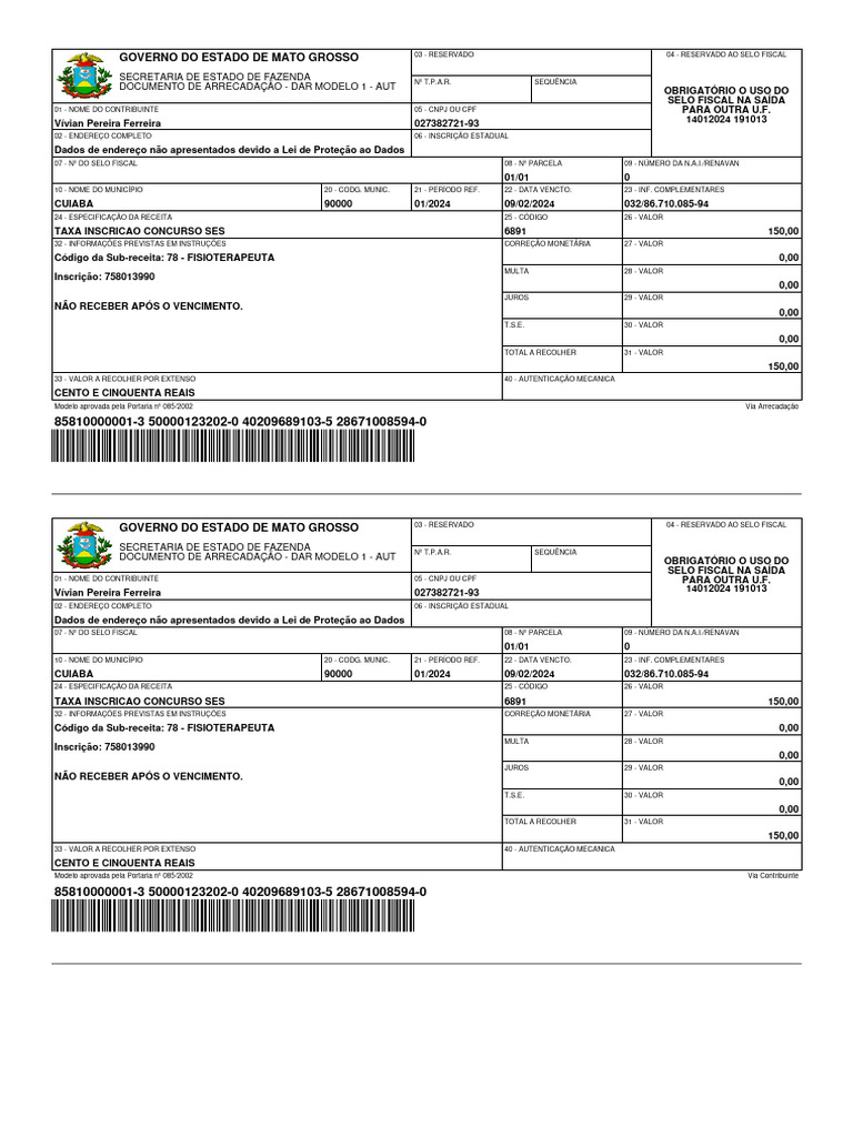 Boleto | PDF | Brasil