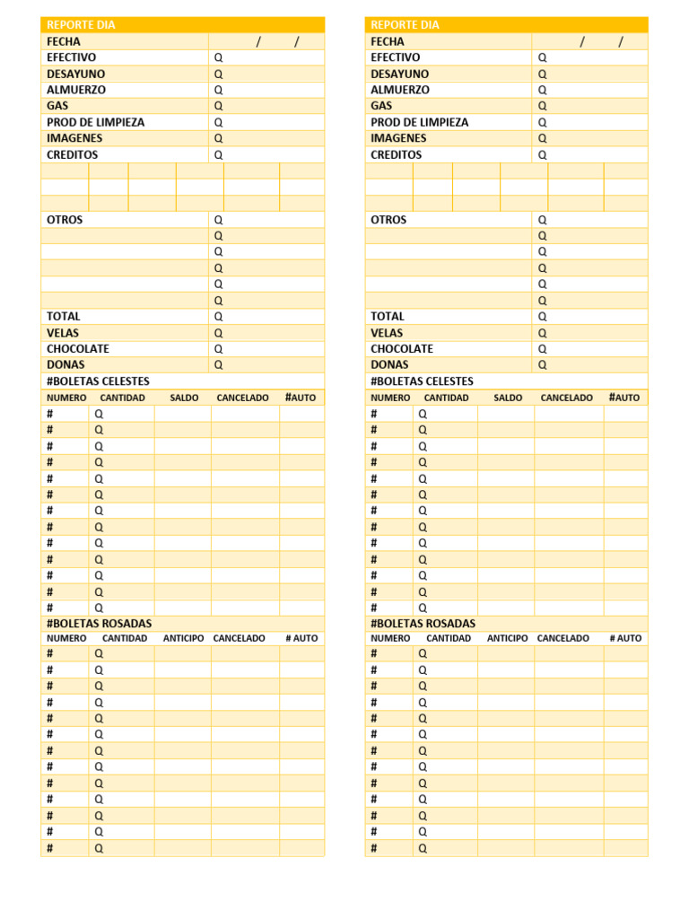 Reporte Dia Delicias Nuevo T | PDF