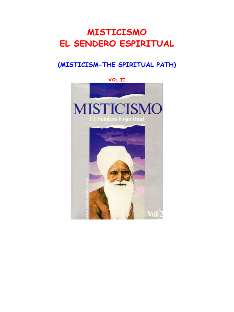 10-1-12 Lekh Raj Puri-Misticismo El Sendero Espiritual Vol. II | PDF | Conocimiento | Experiencia