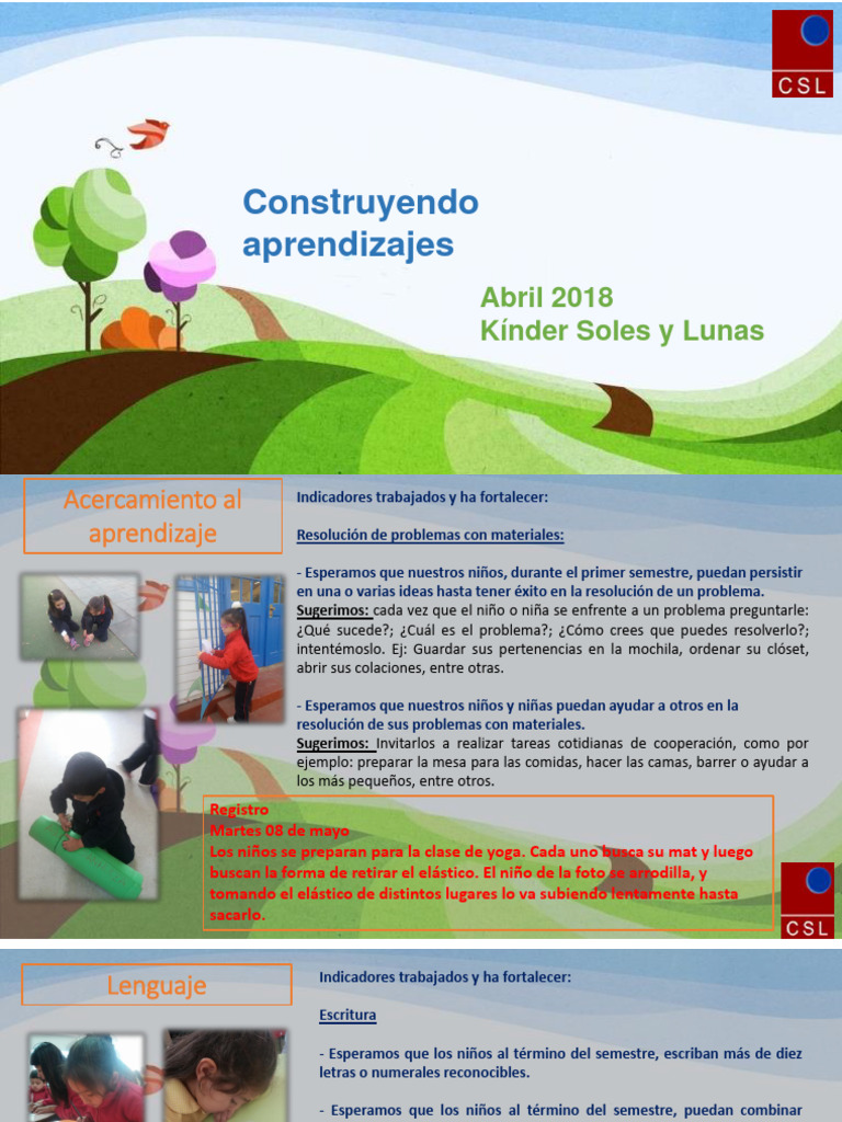Ppt Abril Kinder Sol | PDF | Lingüística | Comunicación humana