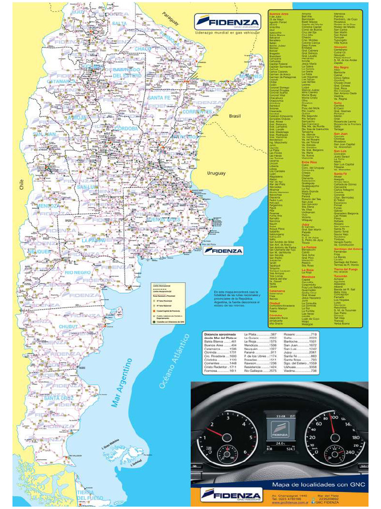 Mapa Localidades GNC | PDF