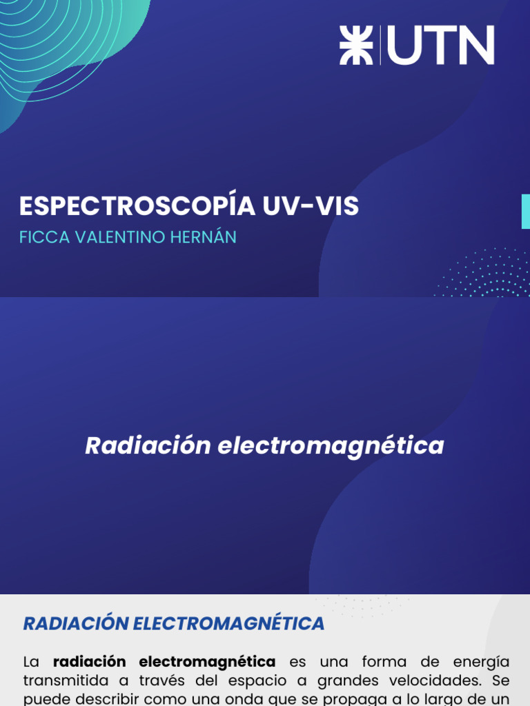QA - Espectroscopía UV-VIS | PDF | Espectroscopía ultravioleta-visible ...