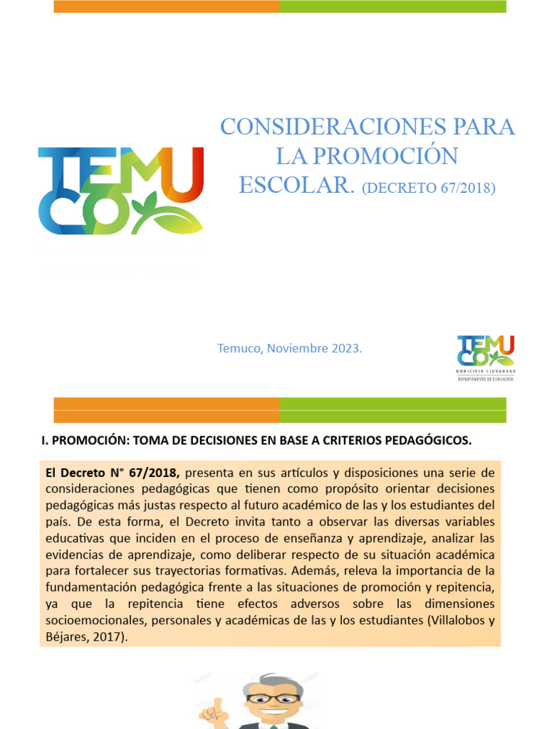 28.11 - Consideraciones para La Promoción Escolar | PDF | Evaluación ...