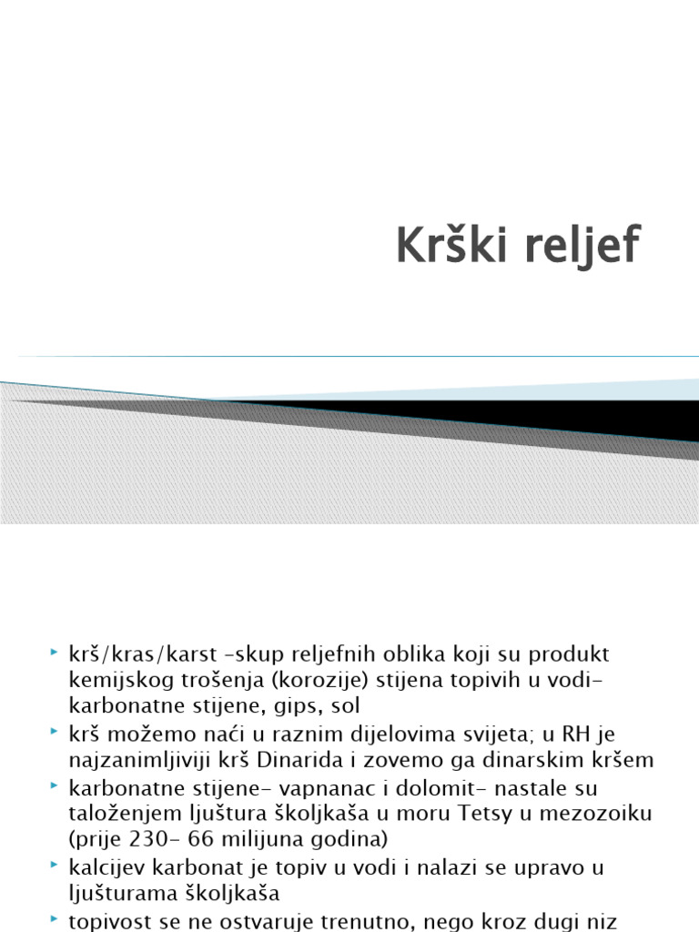 Krski Reljef | PDF