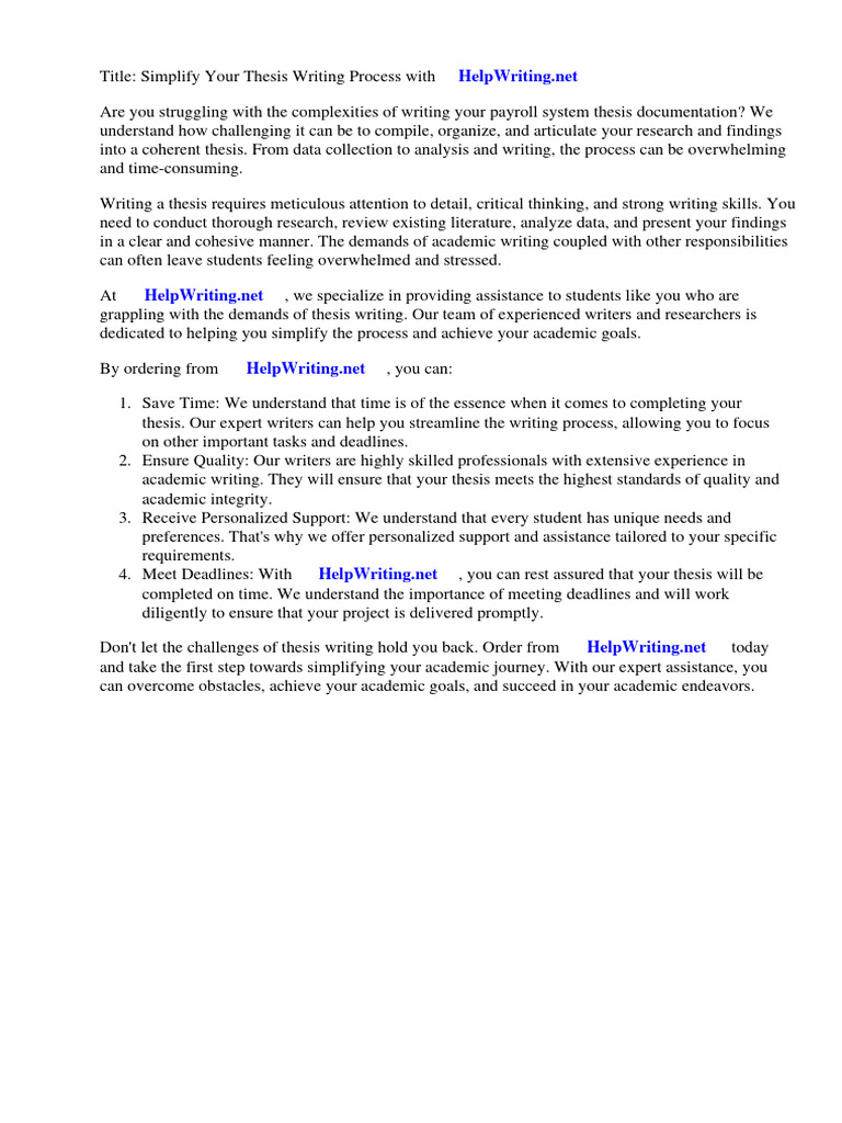 Payroll System Thesis Documentation | PDF | Payroll | Databases