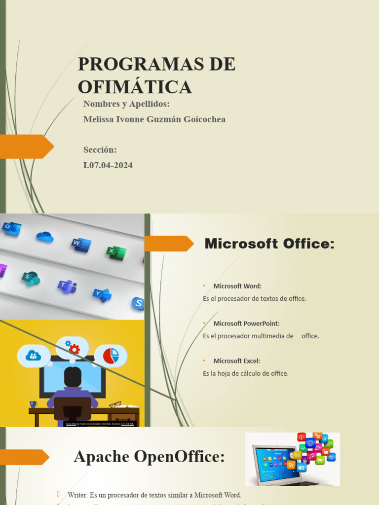 Programas de ofimática | PDF