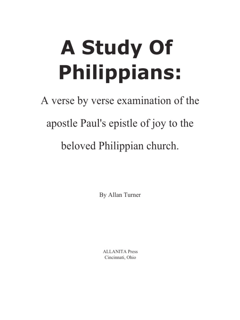 Philippians | PDF | Paul The Apostle | Jesus