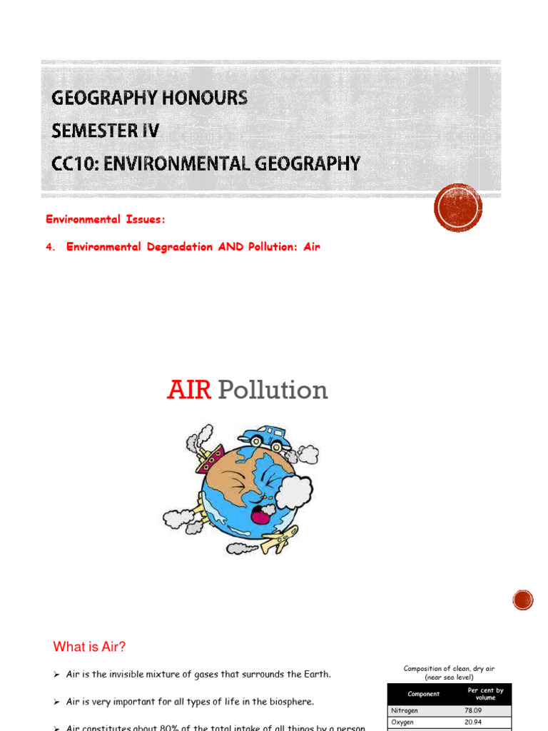 CC10 Theory 1.4EnviornmentalDegradationandPollution AirPollution | PDF | Air Pollution ...