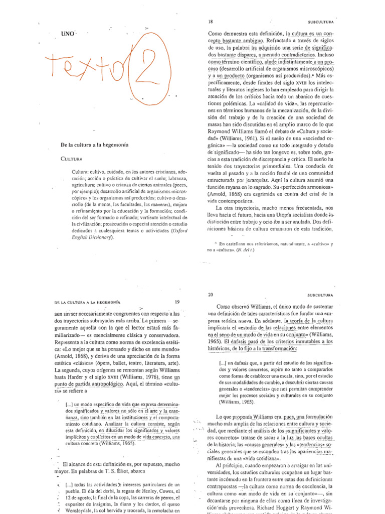 Hebdige-De La Cultura A La Hegemonia | PDF