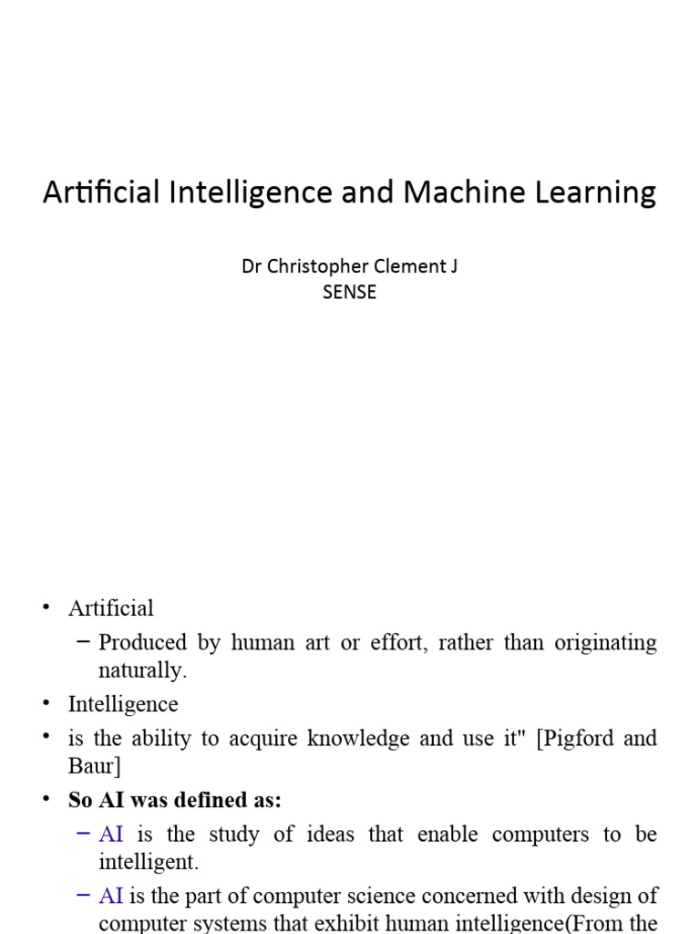 Module_1 | PDF | Artificial Intelligence | Intelligence (AI) & Semantics