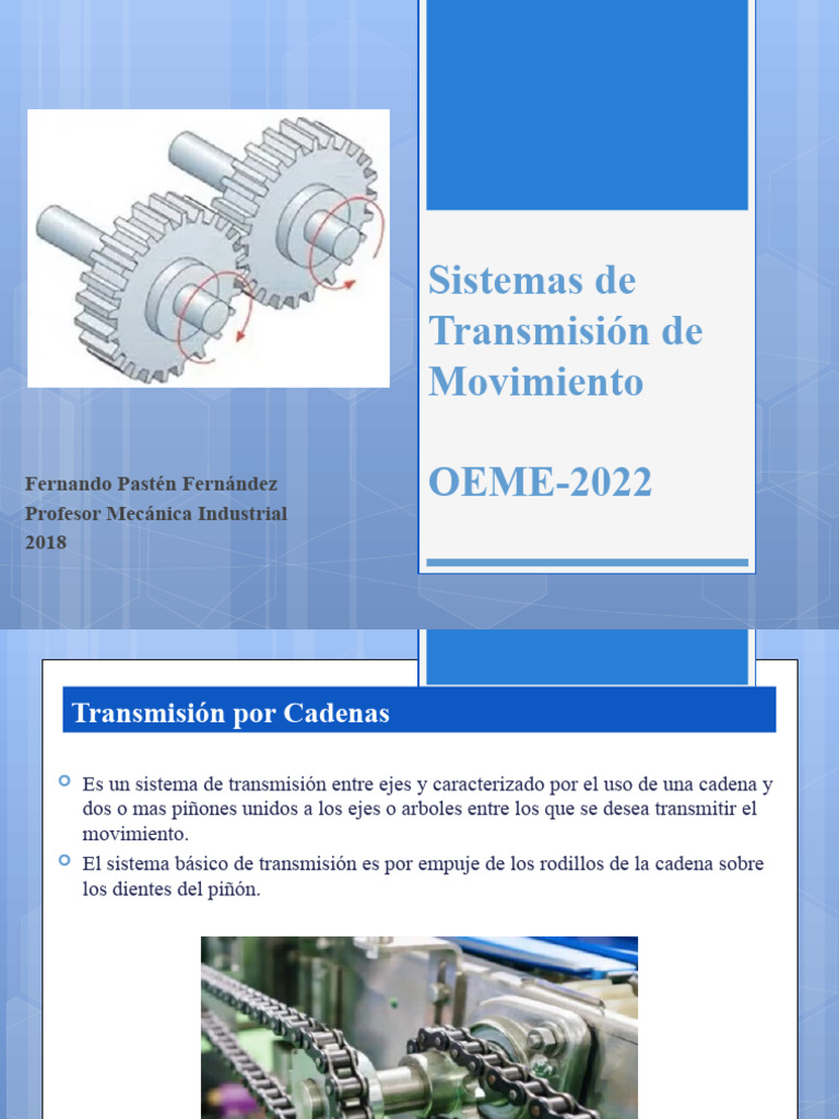 Sistemas de Transmisión OEME-2023 | PDF