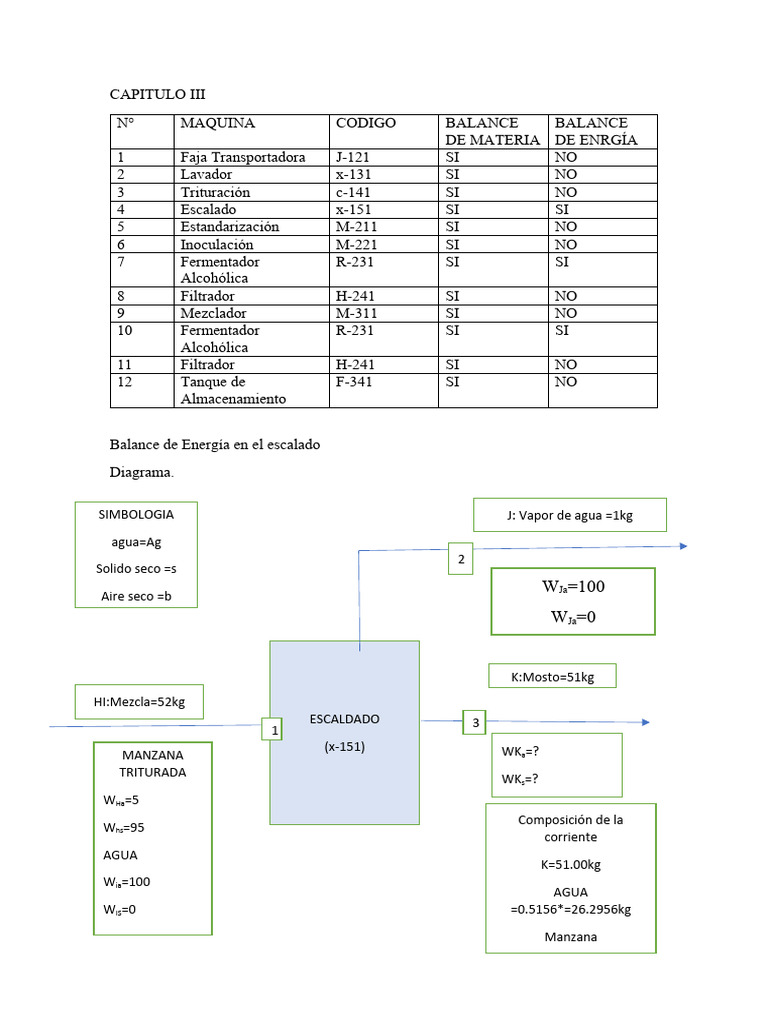 CAPITULO III - docxVALANCE.docx - XX | PDF | Comidas fermentadas | Química