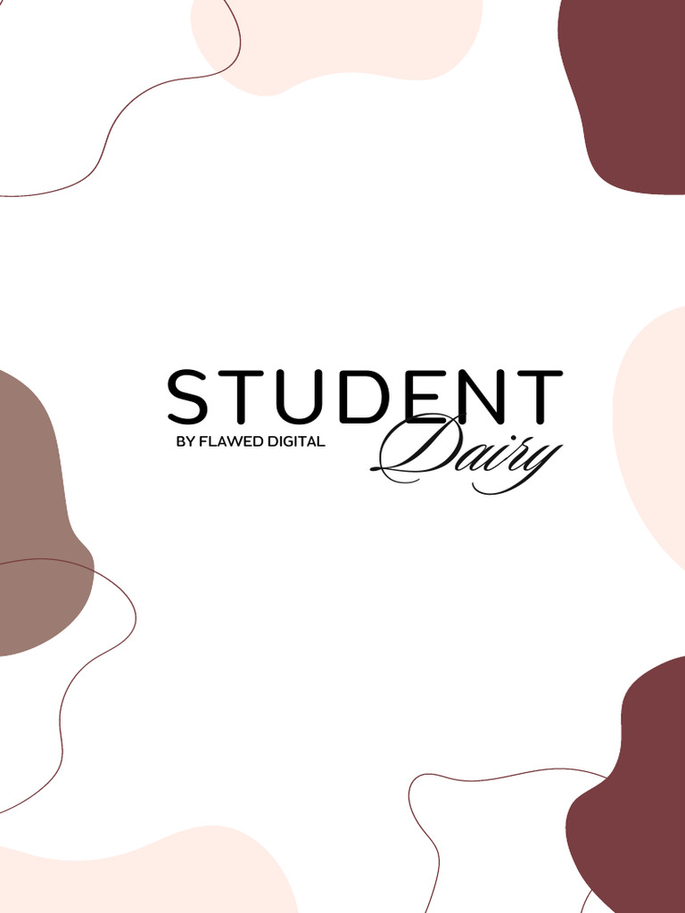 Student Dairy 2024 Female Flawed Digital | PDF | All Rights Reserved ...