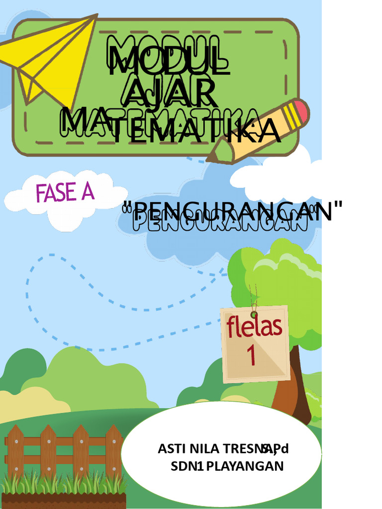 Modul Ajar Pengurangan Matematika SD | PDF