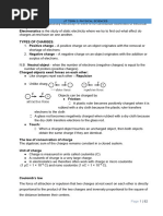 Electrodynamics Grade12 Notes | PDF