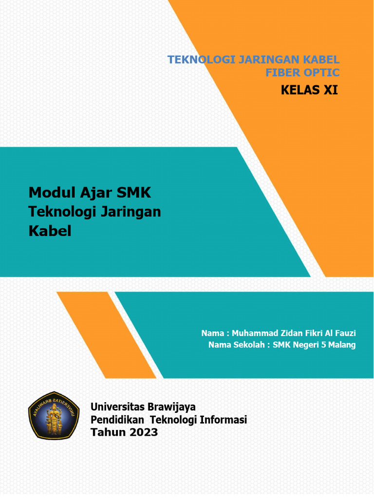 Modul Ajar Jaringan Kabel SMK TKJ | PDF Modul Ajar Jaringan Kabel SMK TKJ | PDF