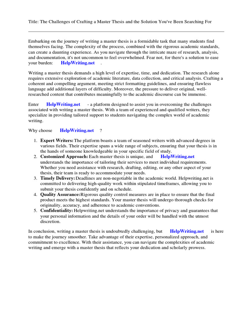 Master Thesis Recommendation Letter | PDF | Thesis | Doctor Of Philosophy