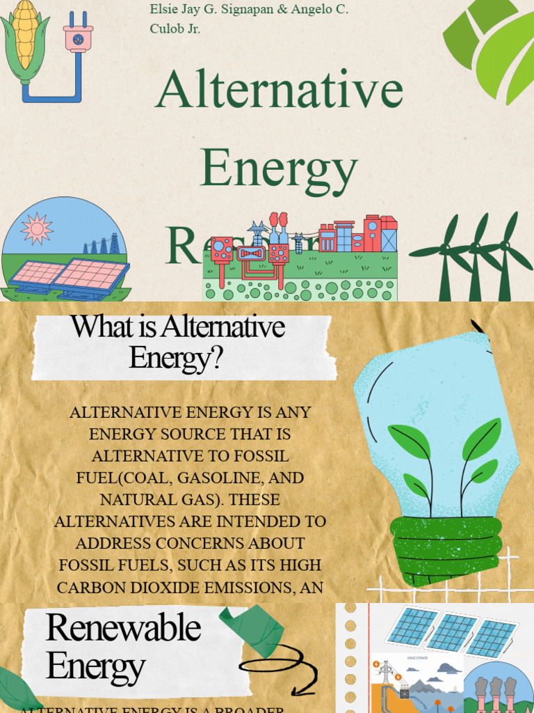 Understanding Alternative Energy Sources | PDF | Renewable Energy ...