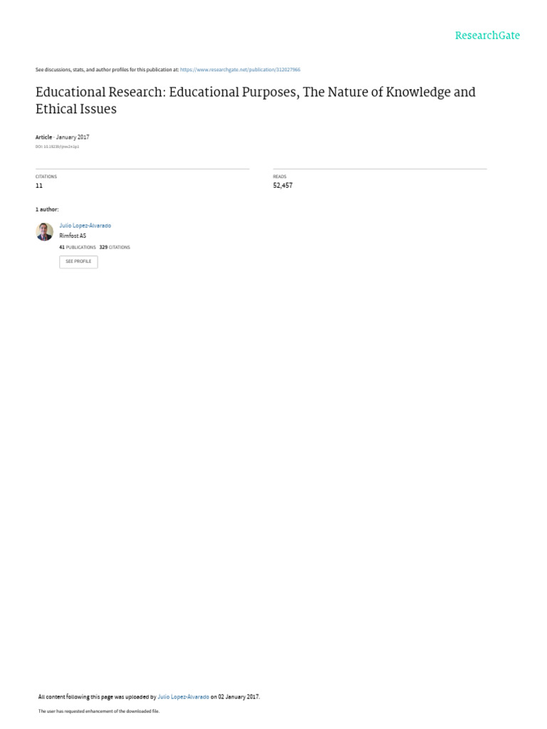 Ijre 020101 | PDF | Epistemology | Reality