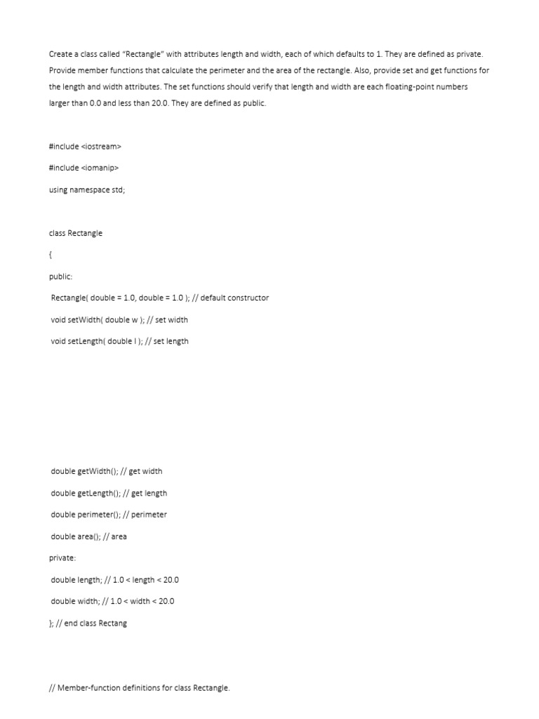 Create A Class CalledExampleSeparateImplementationVeryImportant | PDF | Constructor (Object ...