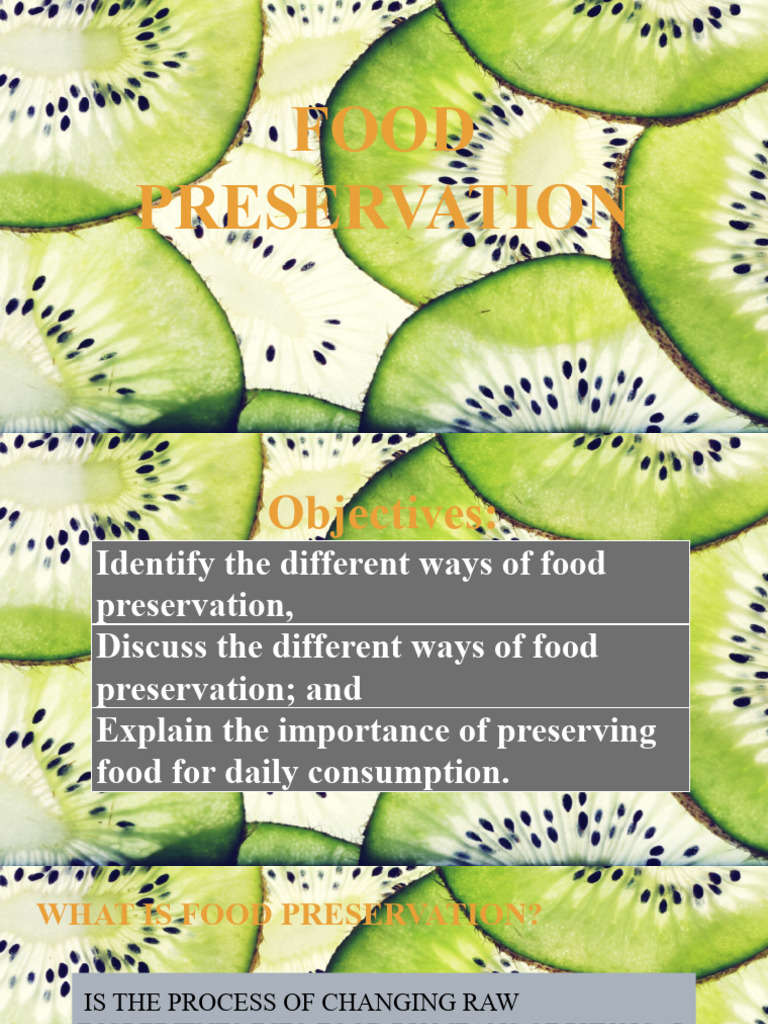 Food Preservation | PDF | Food Preservation | Foods