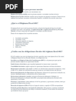 Régimen Fiscal 601 y 603: Obligaciones | PDF | Impuesto sobre la renta ...