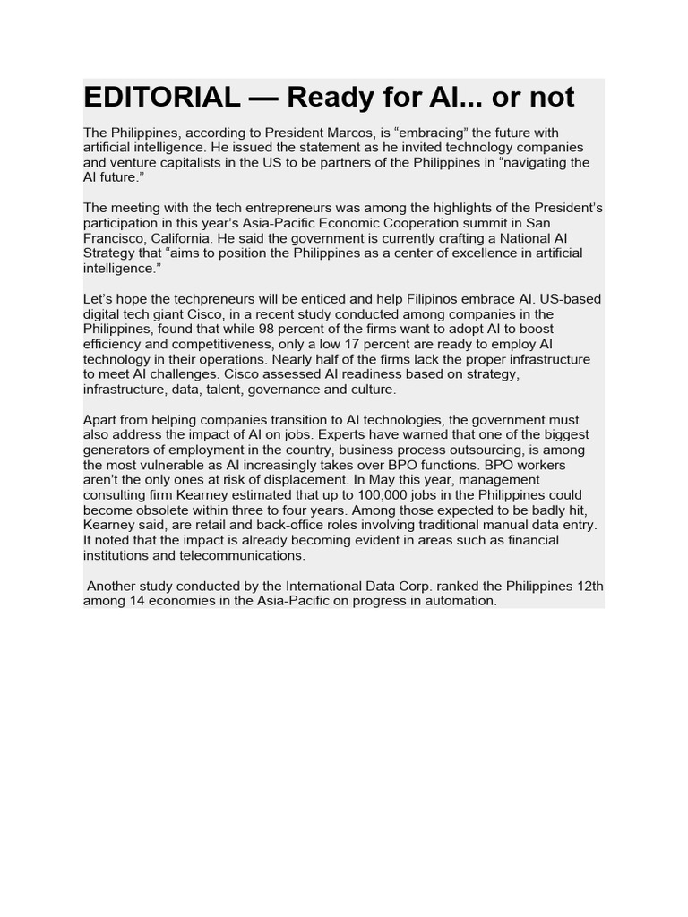 Editorial Samples | PDF | Curriculum | Innovation