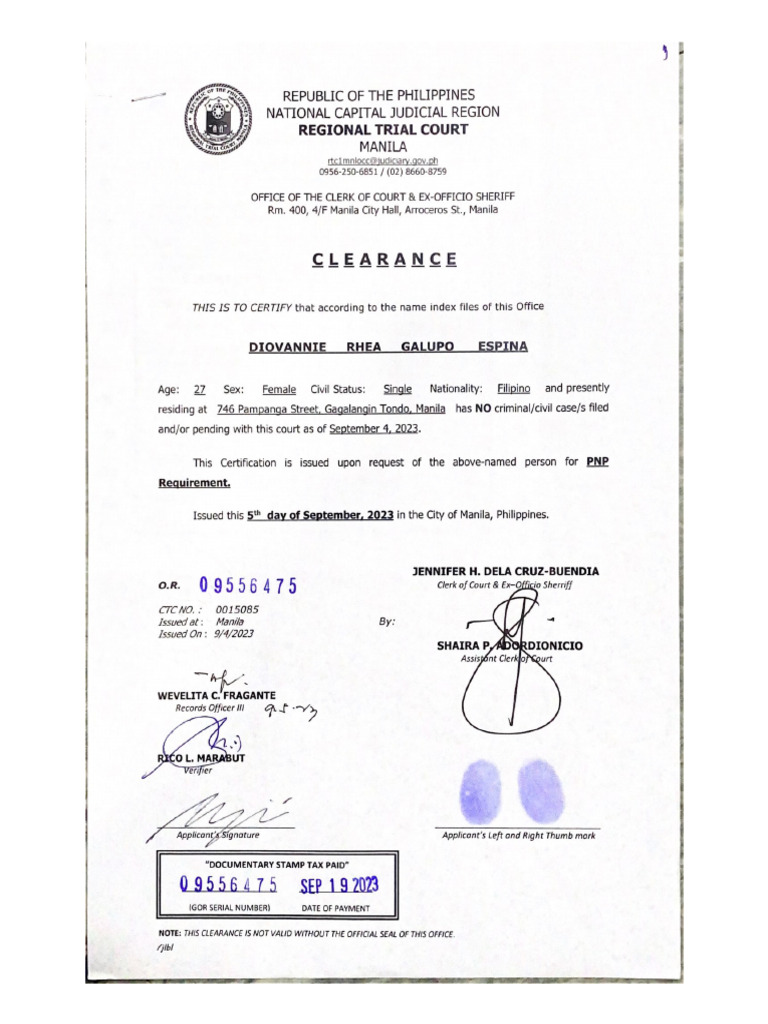 Republic of The Philippines | PDF