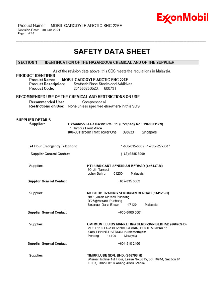 MSDS 627256 | PDF | Waste | Waste Management