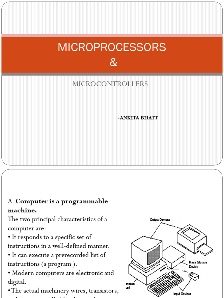 MICROPROCESSORS | Download Free PDF | Central Processing Unit | Computer Data Storage