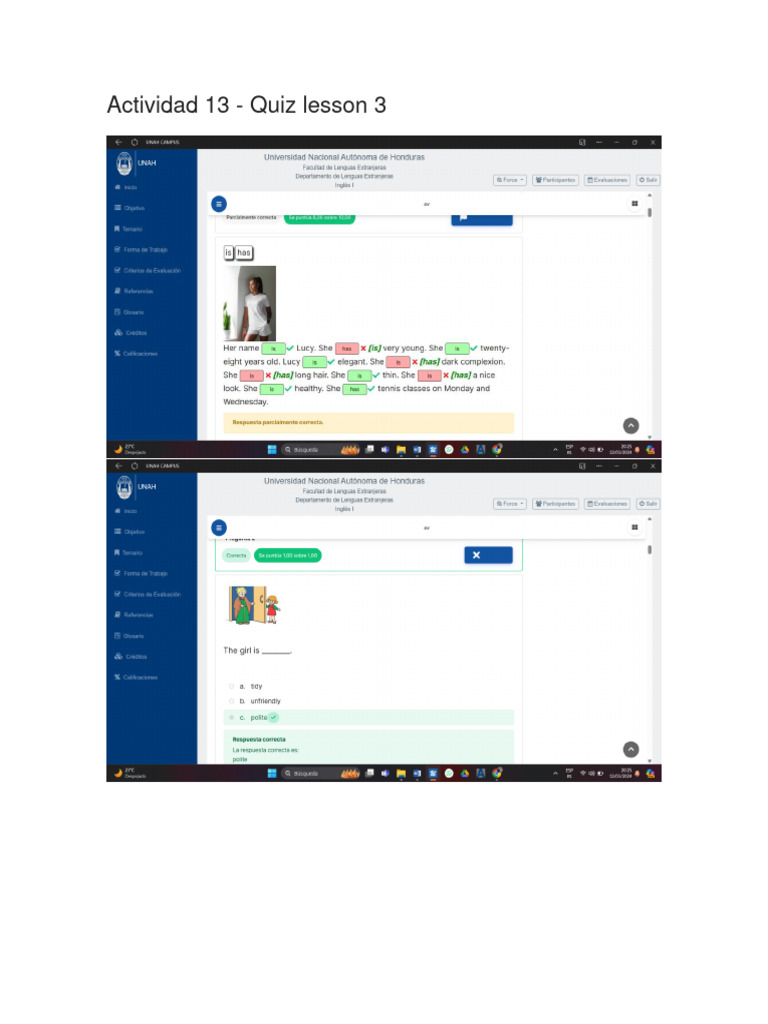 Actividad 13 - Quiz lesson 3 | PDF
