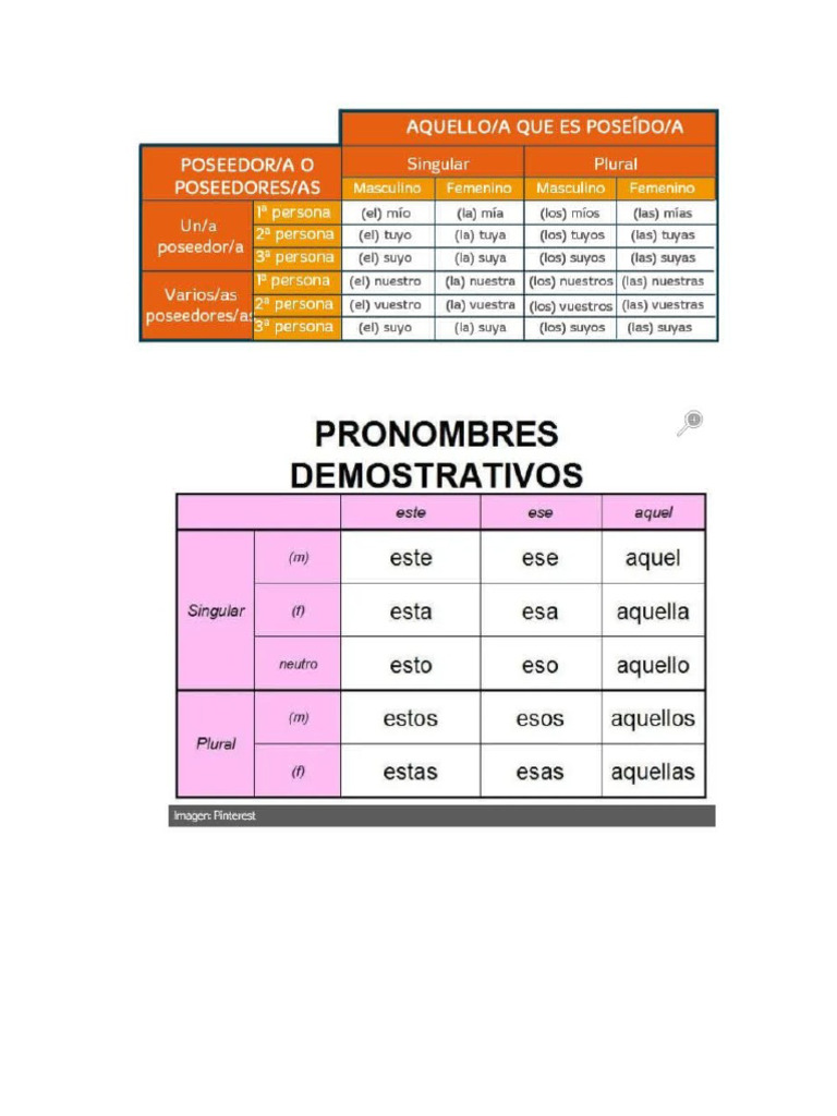 Notes Pronouns | PDF