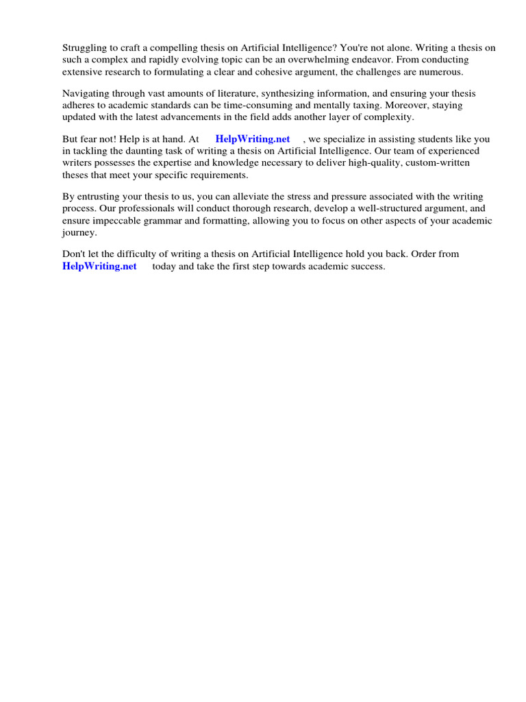Thesis Artificial Intelligence | Download Free PDF | Artificial ... Thesis Artificial Intelligence | Download Free PDF | Artificial ...