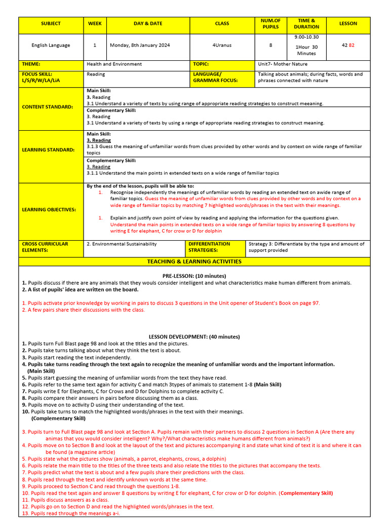 Lesson 42 | PDF | Learning | Education Theory