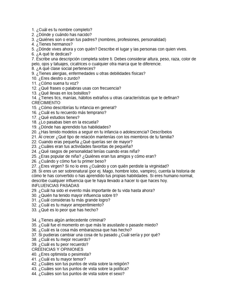 100 preguntas oc | PDF