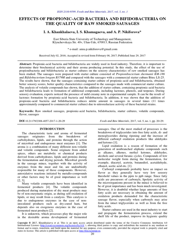2017.effects of Propionic Acid Bacteria and Bifidobacteria On The ...