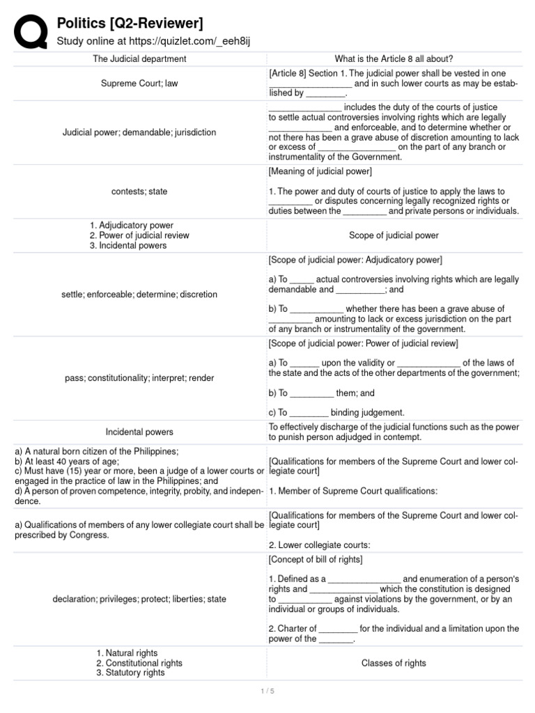 Understanding Judicial Power and Rights | PDF | Search And Seizure ...