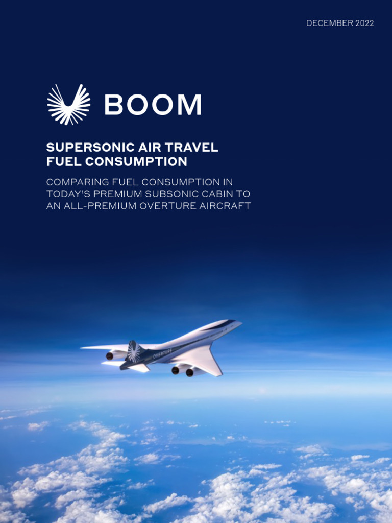 Boom_SST_FuelConsumption | PDF | Jet Engine | Airliner